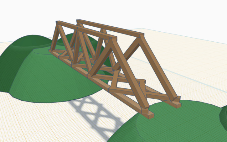 Build a Bridge Challenge - Tinkercad
