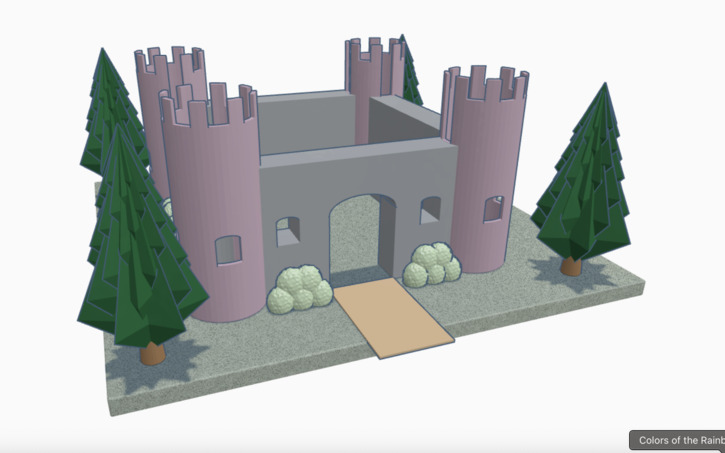 Castles Challenge - Tinkercad
