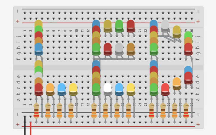 Make it Glow LED Challenge - Tinkercad