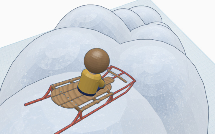 Design a Sled Challenge - Tinkercad