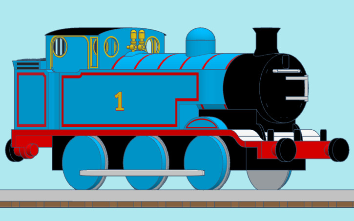 3D design Thomas The Tank Engine (LBSC Class E2 Mk2) - Tinkercad