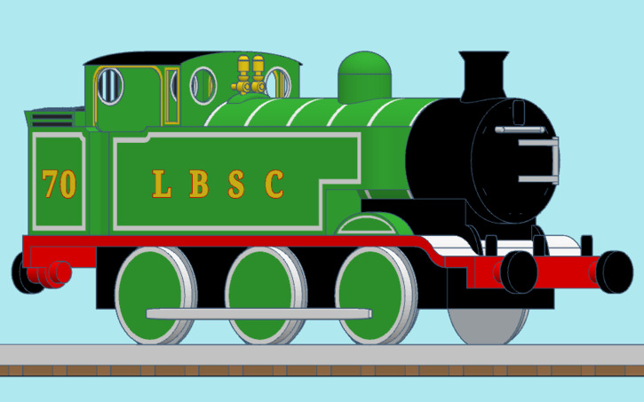 3D design Thomas The Tank Engine (LBSC Class E2 Mk2) - Tinkercad