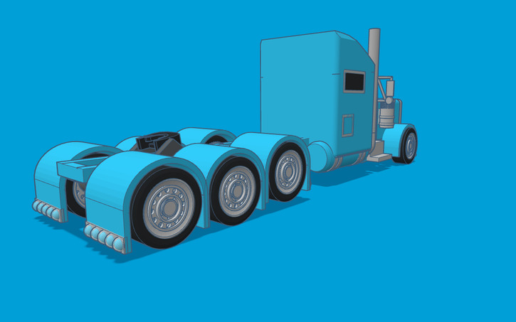 3D design Peterbilt 379 - HaterMade - Tinkercad