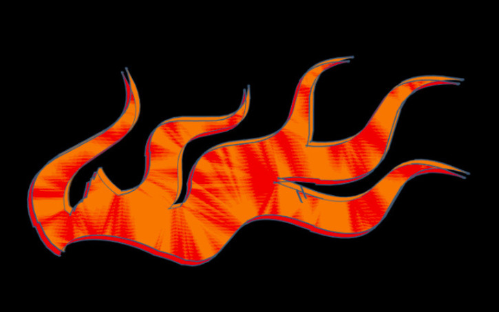 3D design How to make Flames - Tinkercad