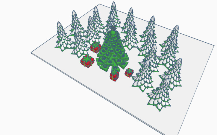 3D design Christmas - Tinkercad