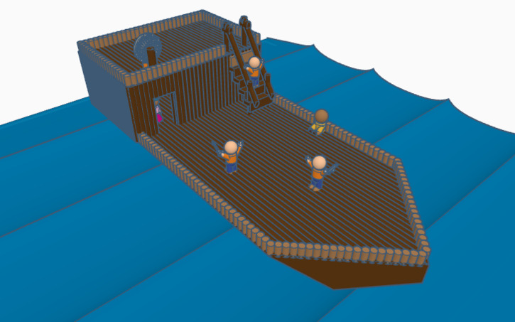 3D design Copy of Boats Challenge - Open Water - Tinkercad