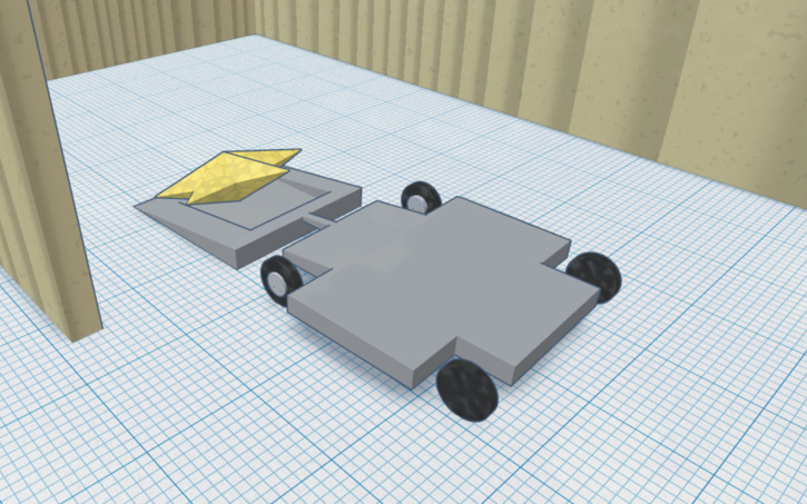 3D design Robot Challenge - Maze - Tinkercad