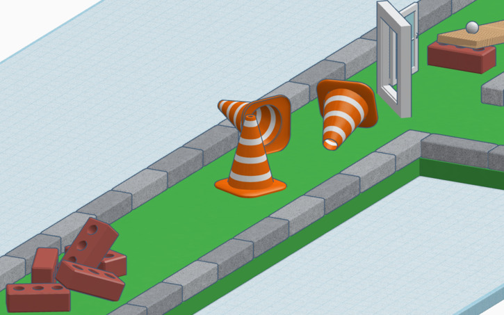 3D design Pop-Up Mini Golf - Tinkercad