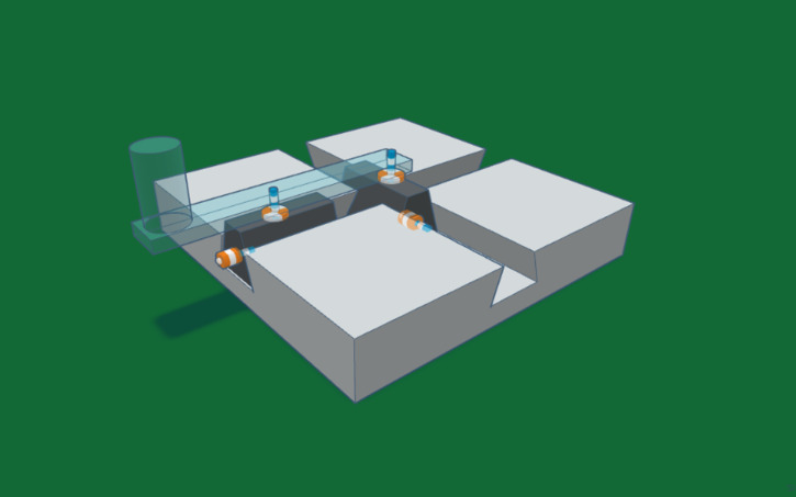 3D design Sim lab Trammel of Archimedes (Do Nothing Grinder). - Tinkercad