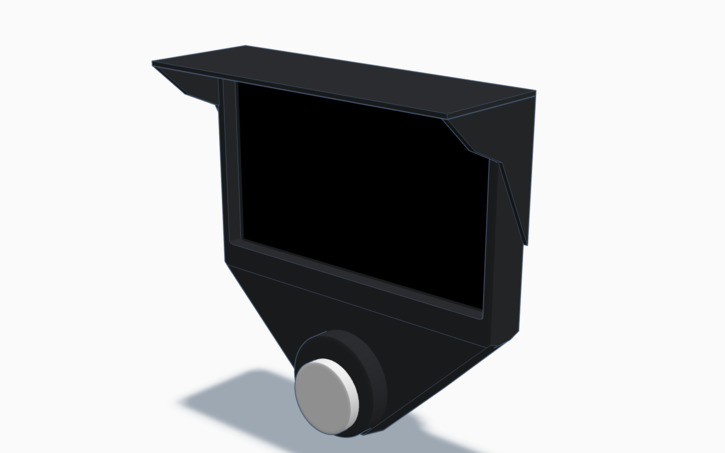 3D design MC racing Digital dash (100% original) - Tinkercad