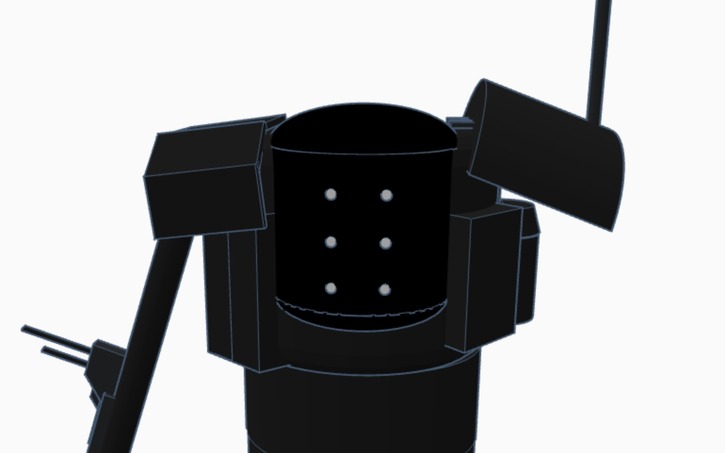 3D design 1000-THR “EARTHMOVER” full model (wip) - Tinkercad