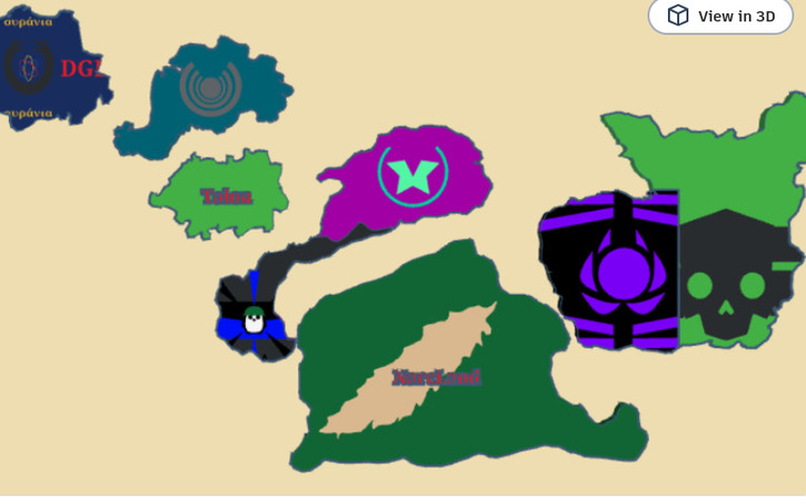 3D design The map - Tinkercad