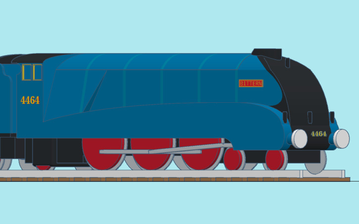 3D design (REDO) LNER Class A4 Pacific - Tinkercad