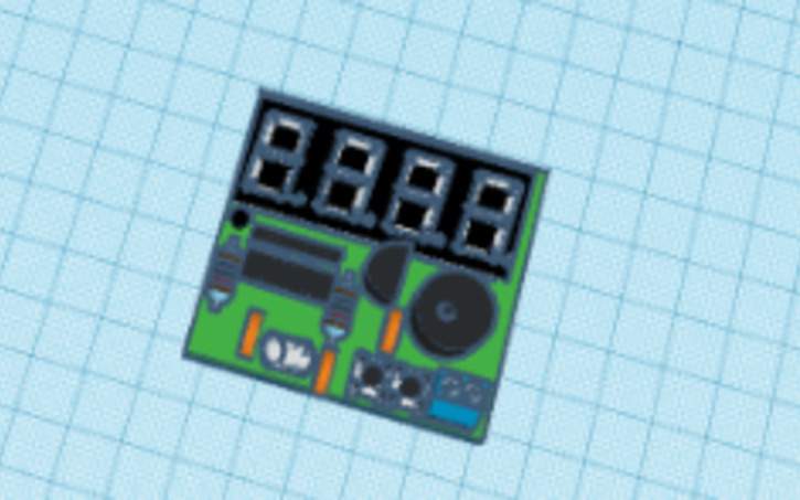 3D design CLOCK - Tinkercad