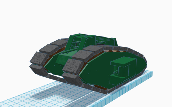 3D design Tank sim lab - Tinkercad