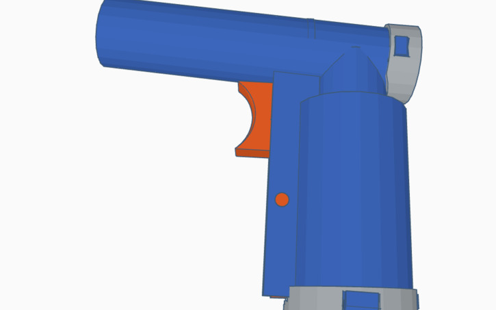 3D design NERF Gun Jolt - Tinkercad