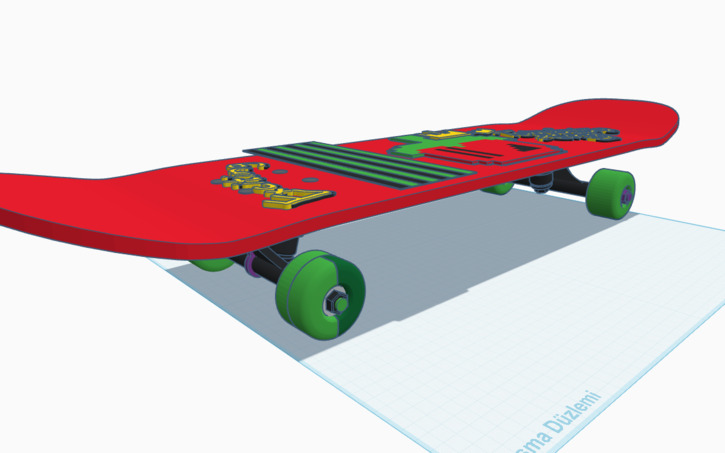 3D design TOMATO KING SKATE BOARD - Tinkercad