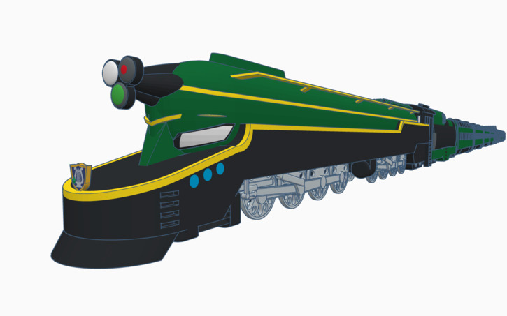 3D design Star Train Iron Berger Ver 3 - Tinkercad