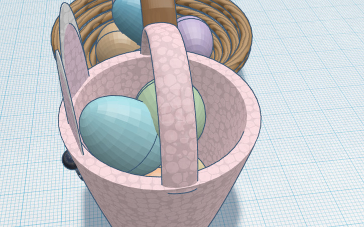 3D design Easter egg baskets!!! - Tinkercad