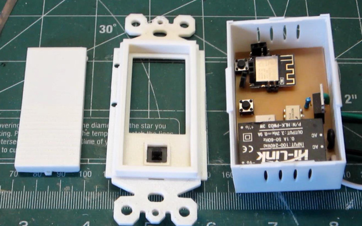 3D design Light Switch Box - Tinkercad