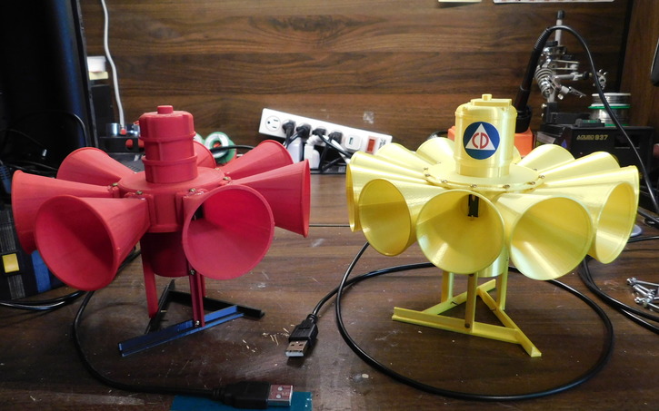 3D design 1:8 Scale Federal Signal STH-10 Siren (130 Motor) - Tinkercad