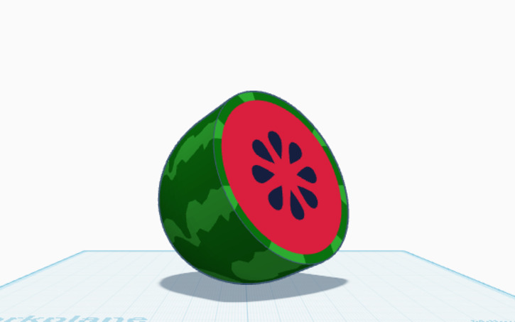 3D design Xigua Throwable - Tinkercad