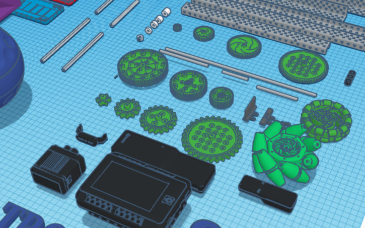 3D design VEX EDR Parts - Tinkercad