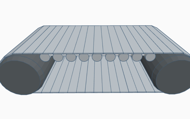 3D design Conveyor belt SIM LAB - Tinkercad