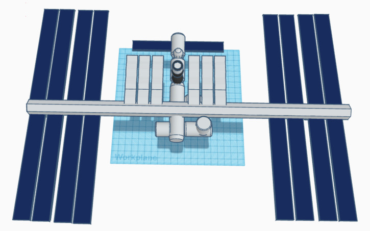3D design Space Station - Tinkercad