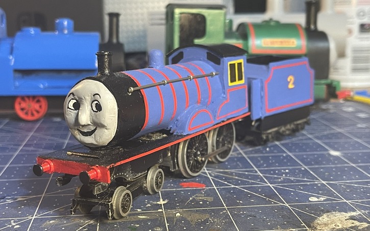 3D design Hornby Dublo Edward the Blue Engine - Tinkercad