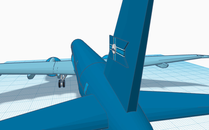 3D design My Presidential Boeing 787-9 Dreamlifter - Tinkercad