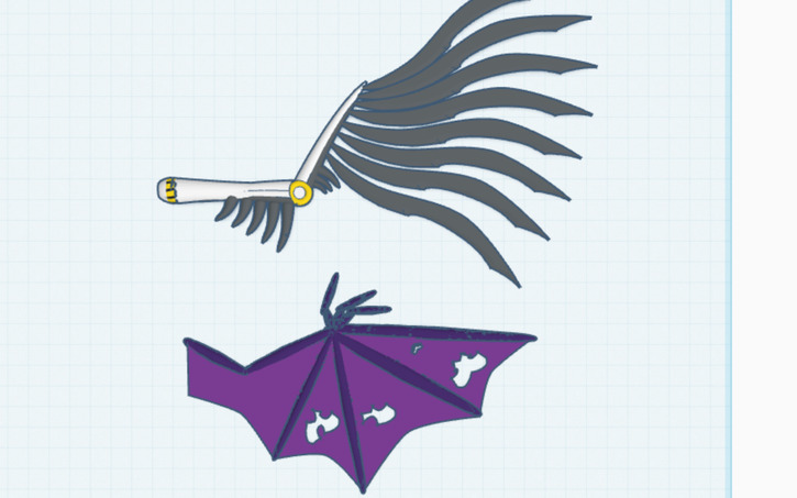 3D design Murder drones wing types. - Tinkercad