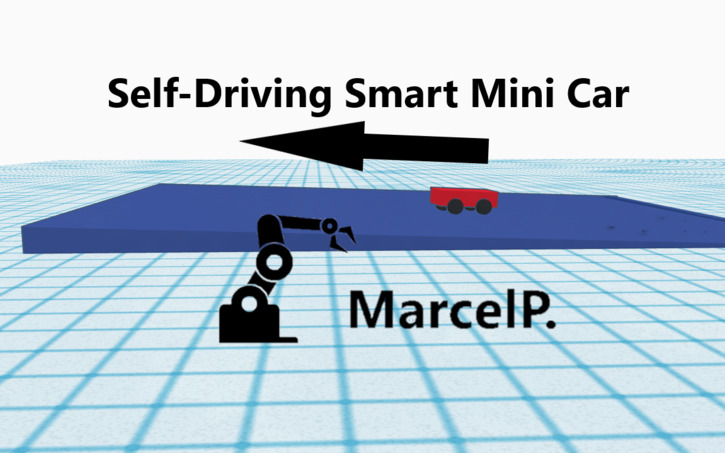 3D design Self-Driving Smart Mini Car - Sim Lab - Tinkercad