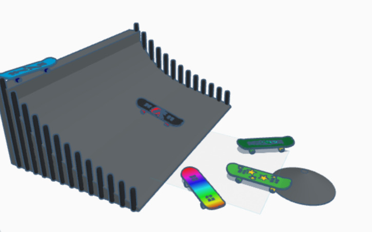 3D design Skateboards & Skatepark - Tinkercad