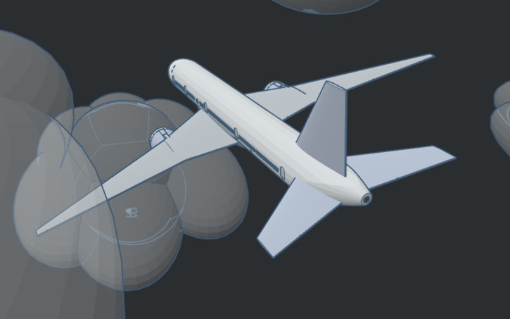 3D design Boeing 777 - 300ER (EX) Wide-Body Aircraft - Tinkercad
