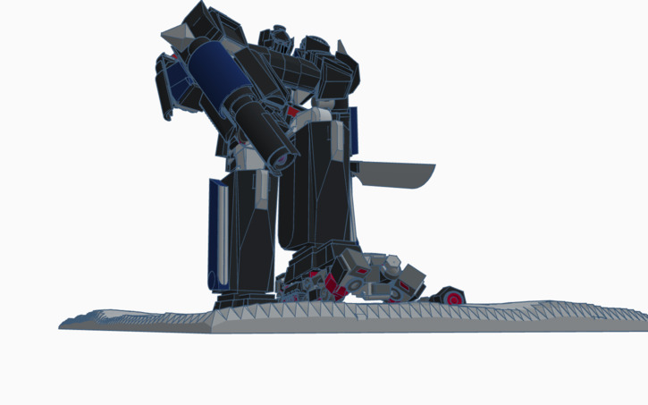 3D design railwars revelation: malthurion kills megatron - Tinkercad