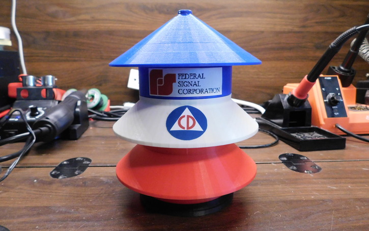 3D design Federal Signal Model 2 Siren (130 Motor) - Tinkercad