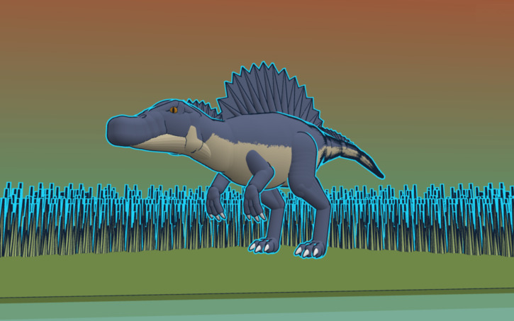 3D design Spinosaurus, Wetland Dweller - Tinkercad