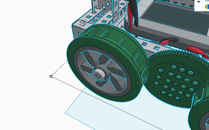 3D design Clawbot V5 - Tinkercad