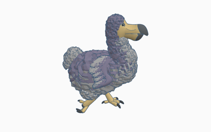 3D design Dodo Bird - Tinkercad