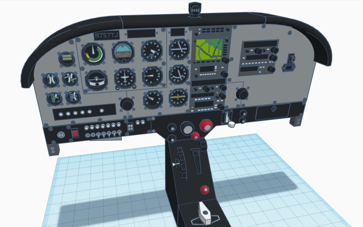 Cessna 172 Cockpit Cessna 172 Cockpit