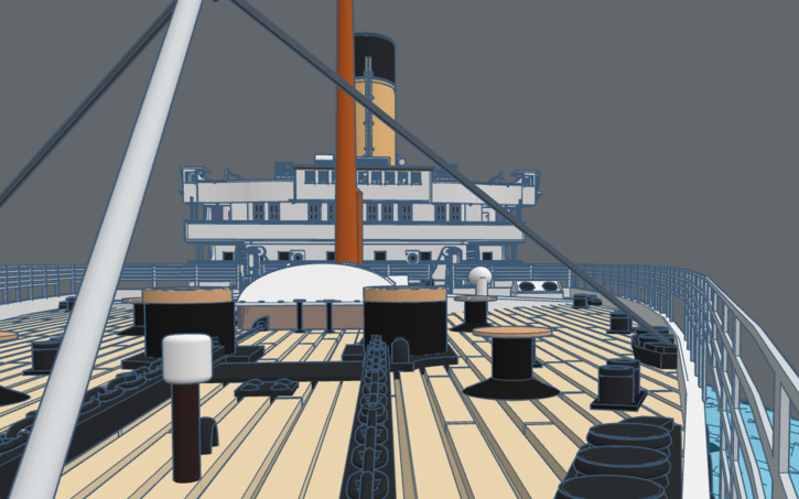 3D design Titanic Bow section 1 REVAMP - Tinkercad