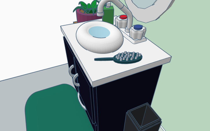 3D design The Bathroom - Tinkercad
