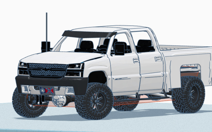 3D design Custom your own Cateye Silverado - Tinkercad