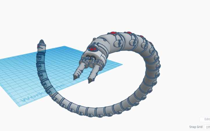 3D design terraria realistic destroyer of worlds moveable figure ...