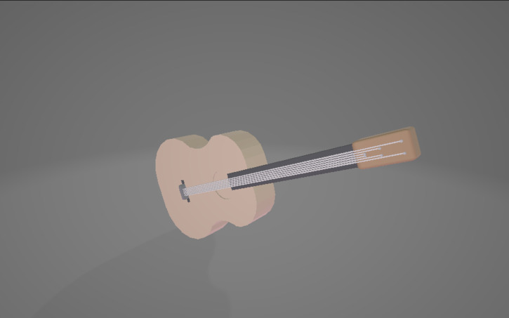 3D design Guitar - By BernardoDesign - Tinkercad