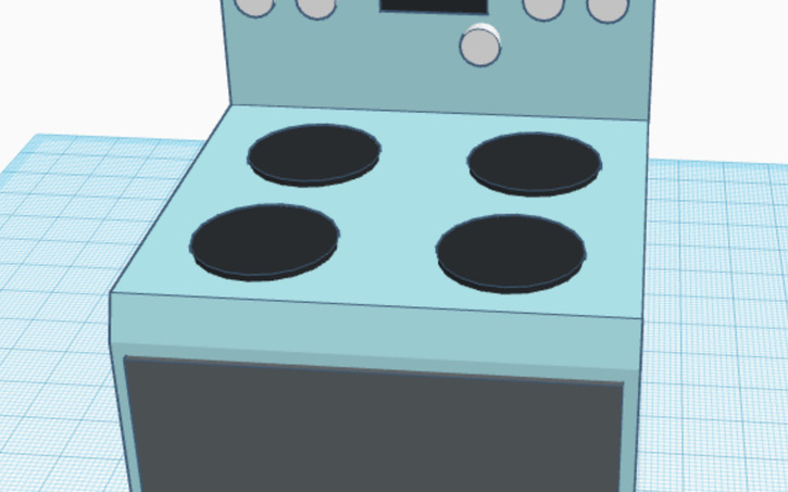 3D design Oven - Tinkercad