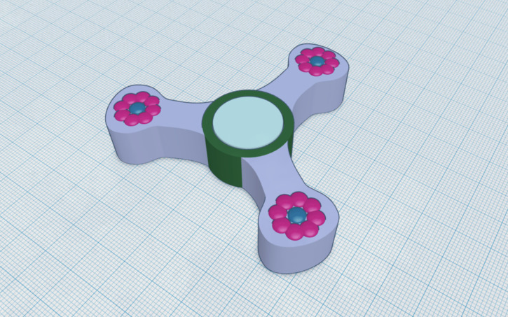 3D design Fidget Toy Challenge - Tinkercad