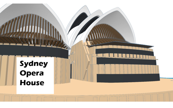 3D design Sydney Opera House 2.0 - Tinkercad