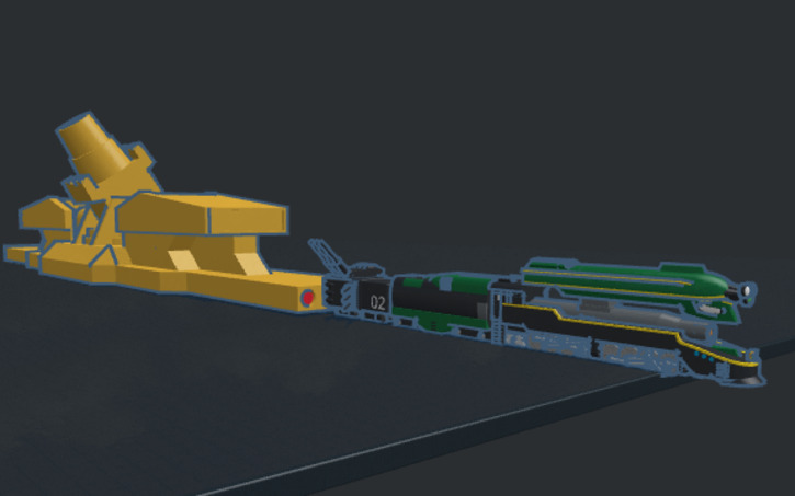 3D design Iron Berger Main Cannons Sim Lab - Tinkercad